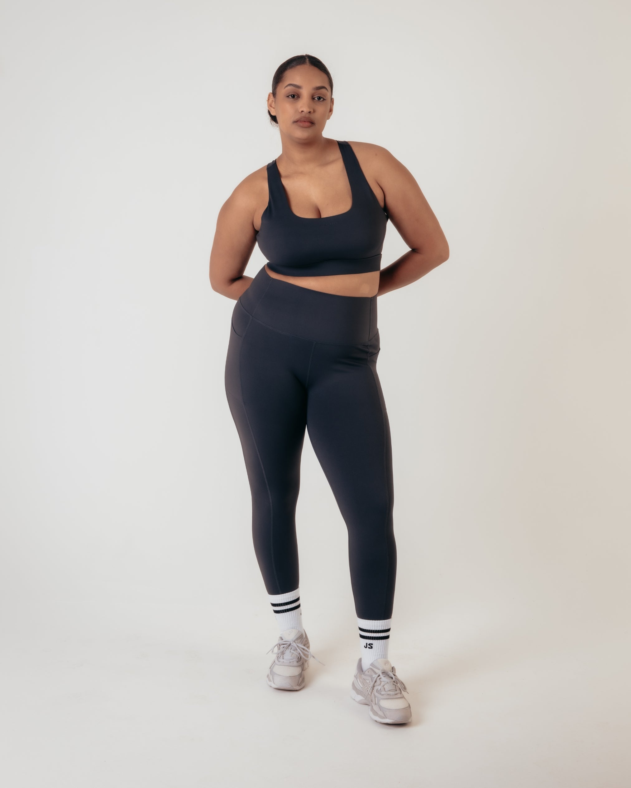 Sculpt 7/8 High Rise Training Leggings - Washed Black
